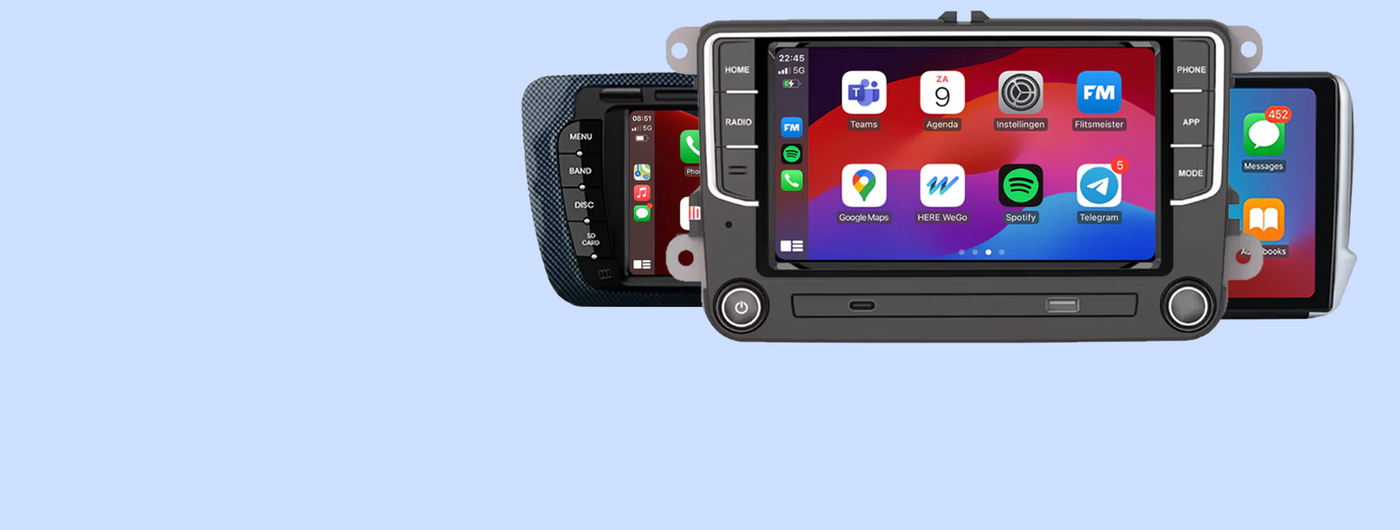 Multimedia systemen met CarPlay en Android Auto – Deautounie