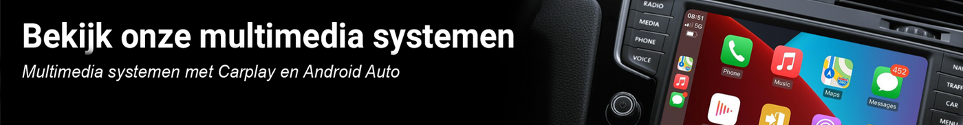 Multimedia systemen met CarPlay en Android Auto – Deautounie